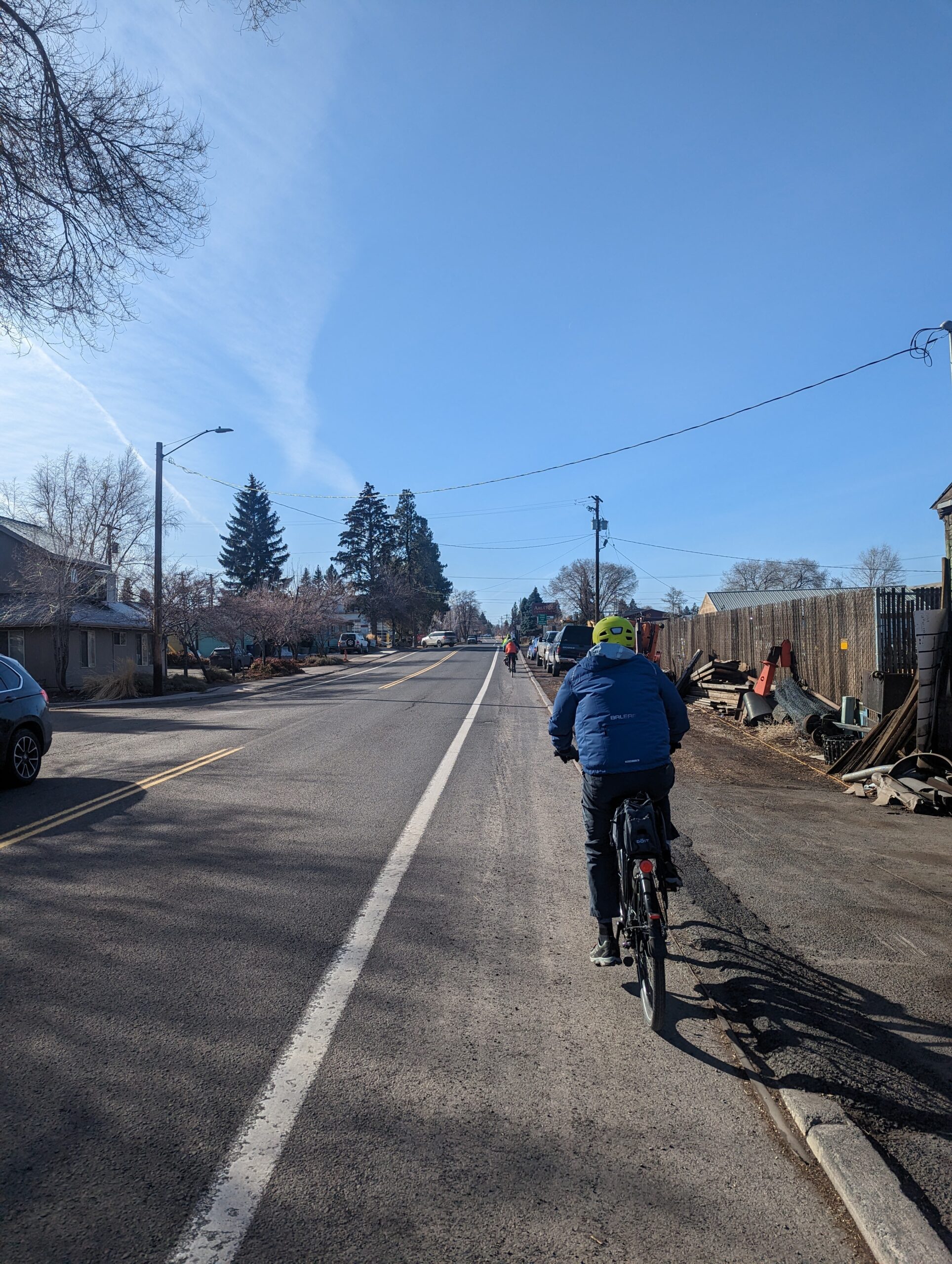 Painted bike lanes - Bend Bikes