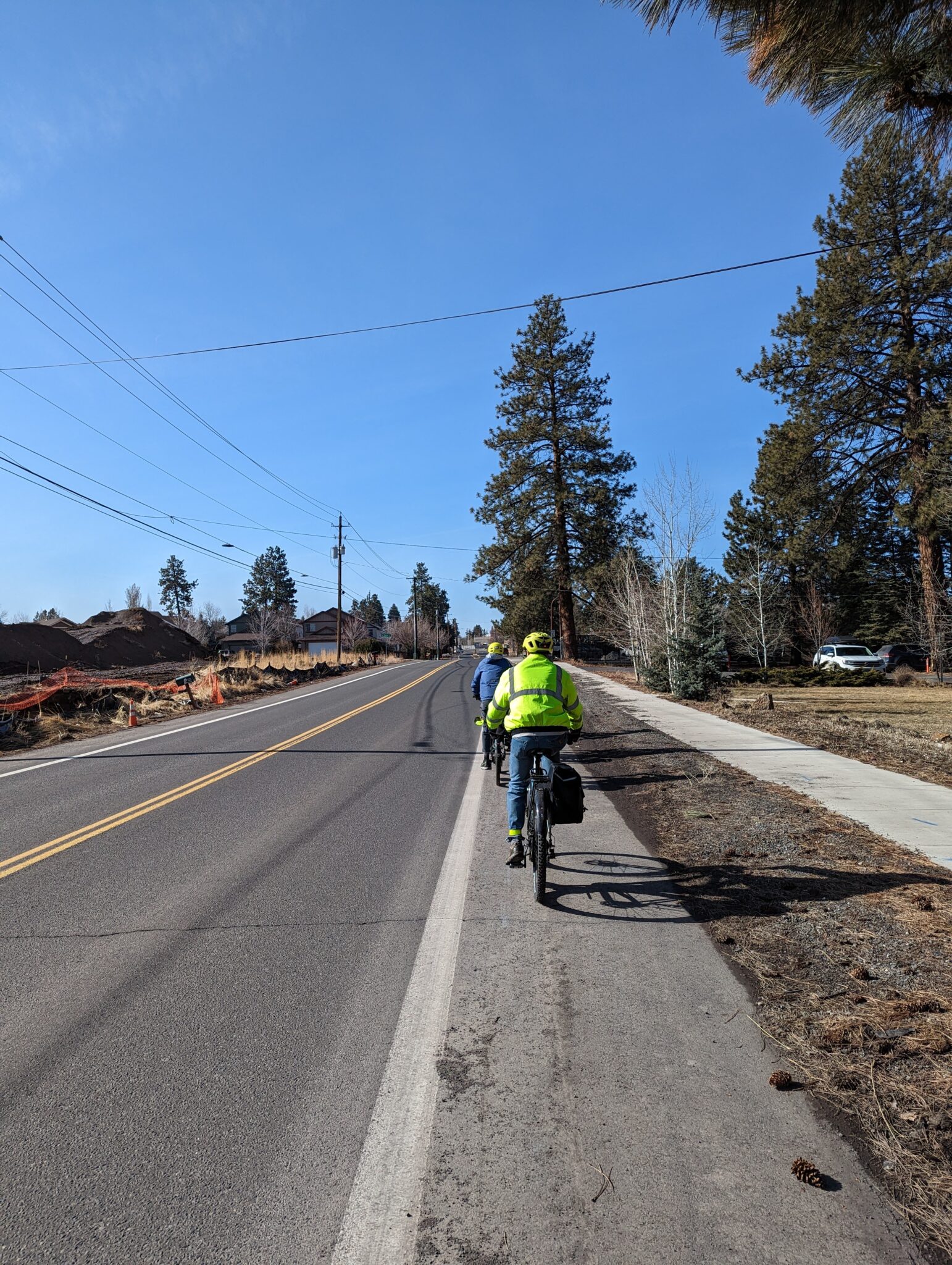 Painted bike lanes - Bend Bikes